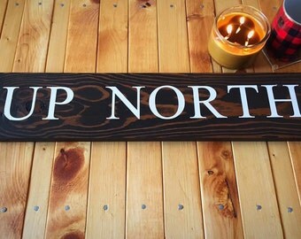 Up north sign | Etsy