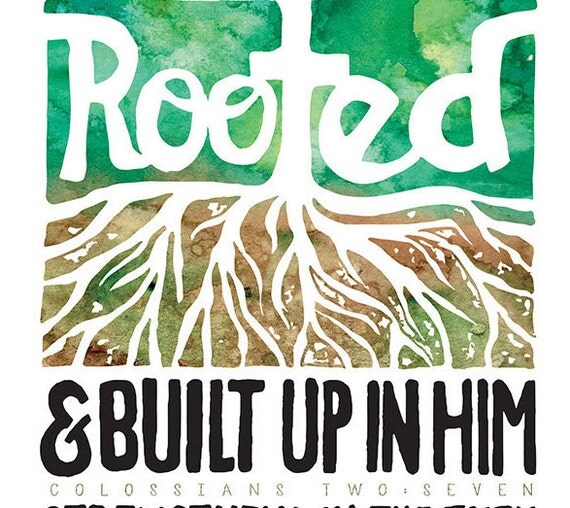 Colossians 2 Rooted and built up in Him Strengthened in the