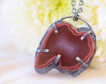 Ruby Necklace Rose Quartz Necklace long beaded necklace