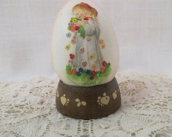 Carved wooden egg | Etsy