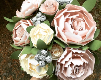 Paper flower bouquet | Etsy