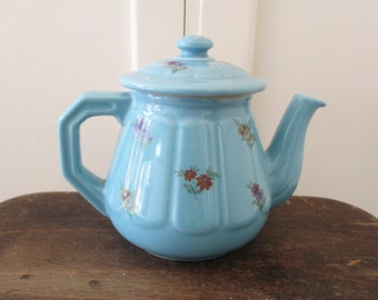 Blue teapot | Etsy