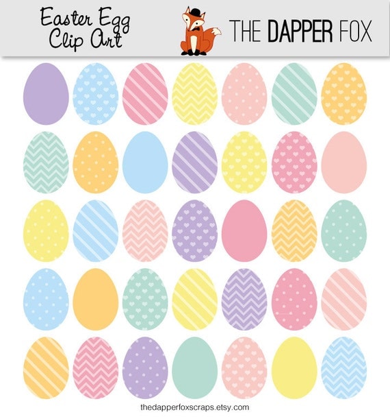 Easter Pastel Colored Eggs