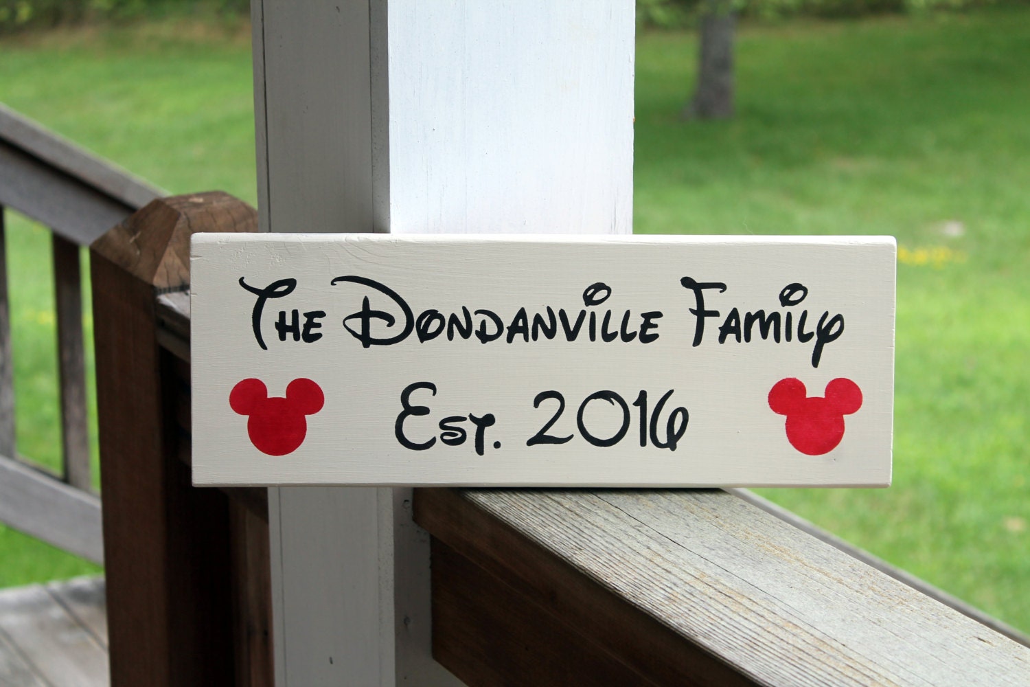 Personalized Disney Sign Disney Sign Disney Family
