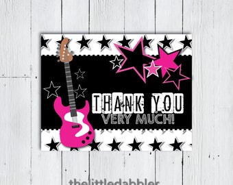 Rock star thank you | Etsy