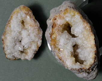 Split geode halves | Etsy