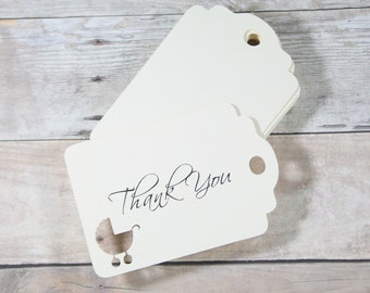 Ivory gift tags | Etsy