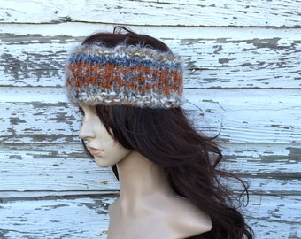 Fuzzy headband | Etsy
