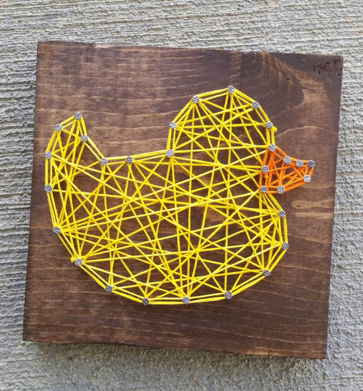 Made to Order String Art Duck Sign by BlossomingBurlap on Etsy