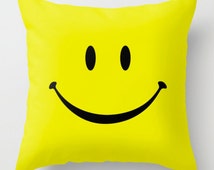 Unique smiley face pillow related items | Etsy