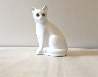 White cat statues | Etsy