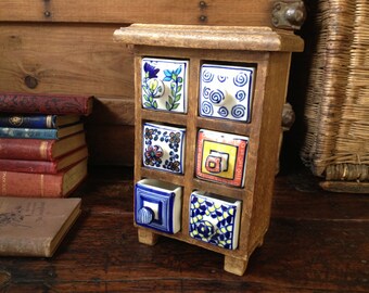 Ceramic spice drawer | Etsy