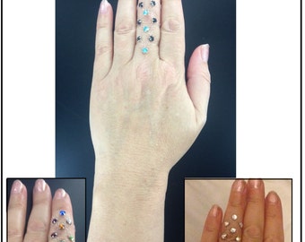 Unique full finger ring related items | Etsy