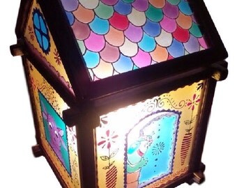 Stained glass lamp | Etsy