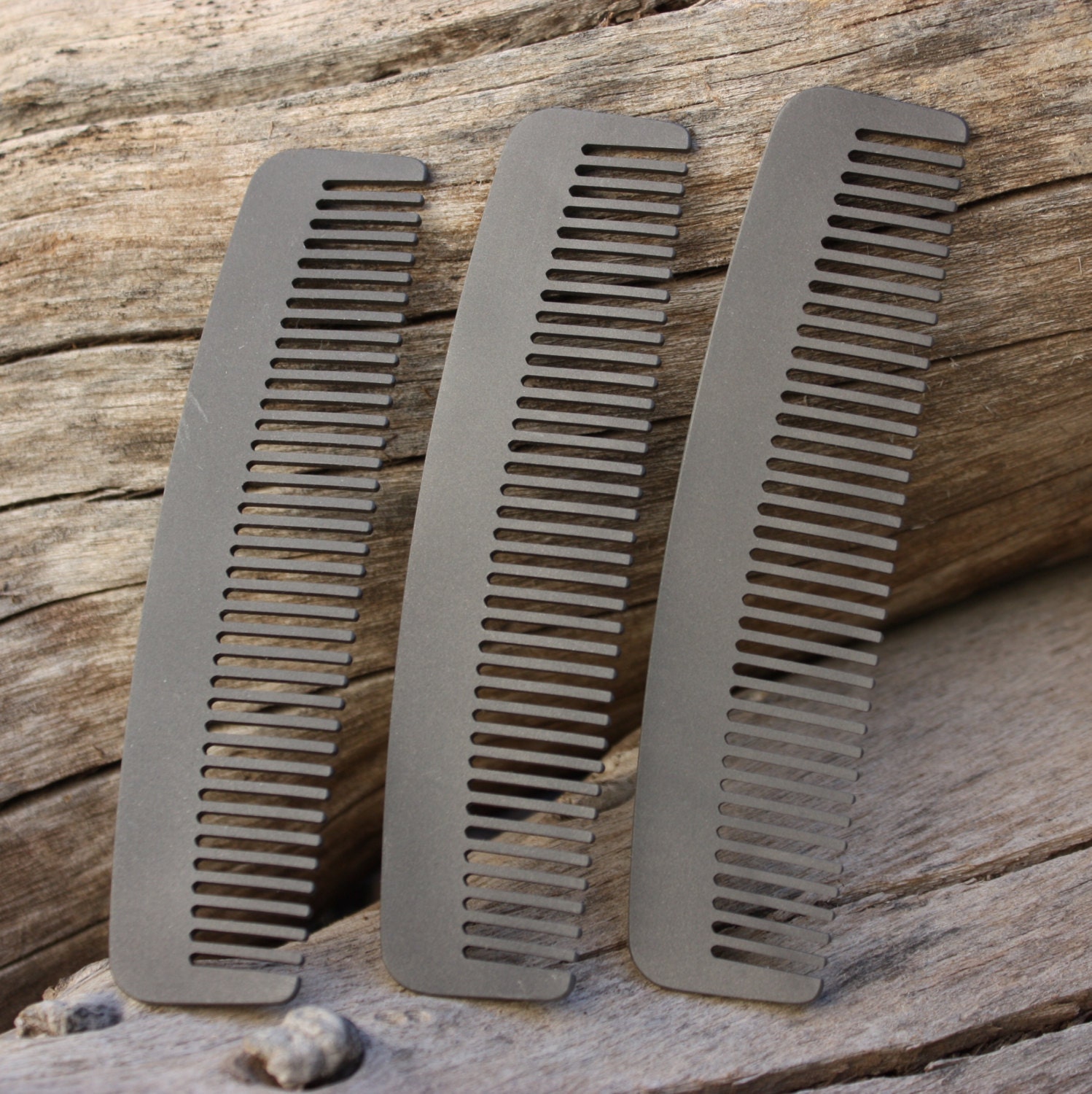 Titanium Comb Metal Comb Men's Comb Made In USA by BarclayCo