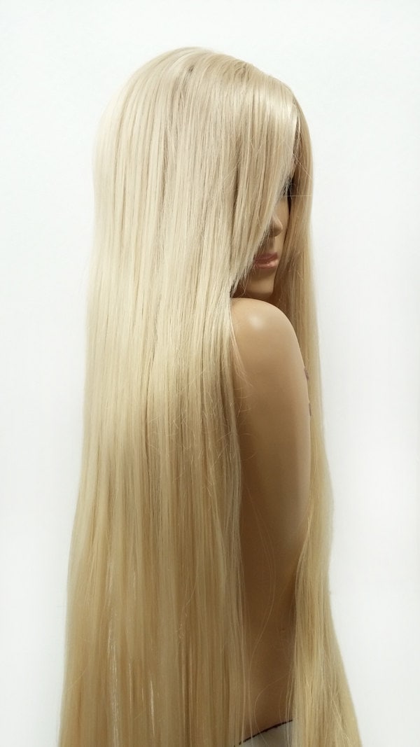 Super Long 60 Inch Blonde Rapunzel Style Wig Lady Godiva Wig