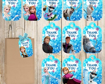 Frozen gift tag | Etsy