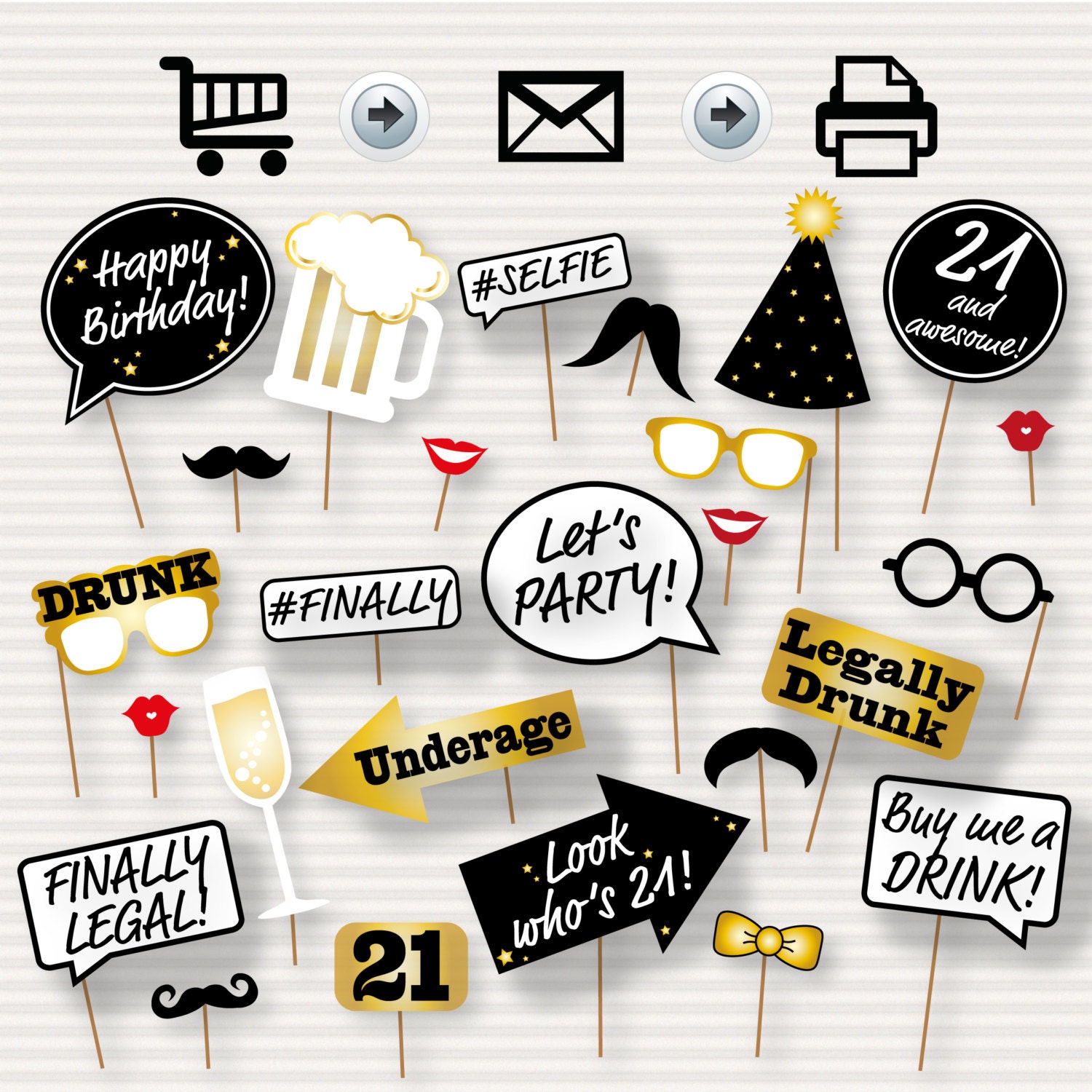 Free Free Printable Party Photo Props