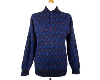 Unique diamond sweater related items | Etsy