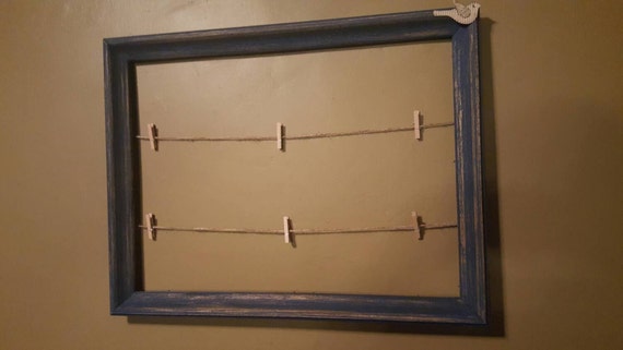 Large Photo Frame String w/ Optional Clips by OldeStoneHome