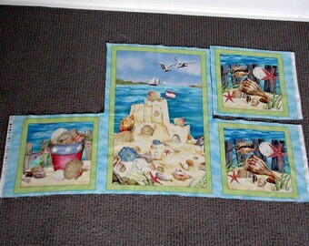 Seaside fabric | Etsy