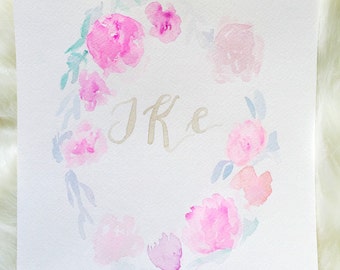 Nursery watercolor | Etsy