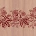 Flowers pattern vector file eps for V-bit cnc carving
