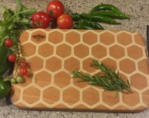 Unique inlay cutting board related items | Etsy