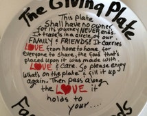 Popular items for giving plate on Etsy
