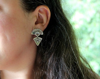 Funky earrings | Etsy