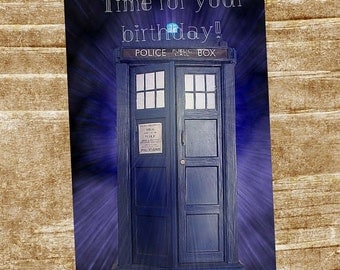 Doctor who birthday | Etsy