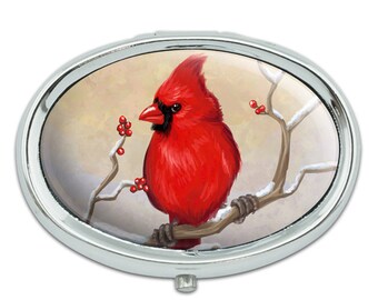 Items similar to Cold Cardinal Winter - 8 x 10 print on Etsy