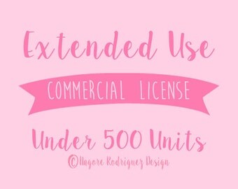 Commercial Use License Extended Use License Under 500