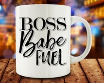 Unique boss babe fuel related items | Etsy