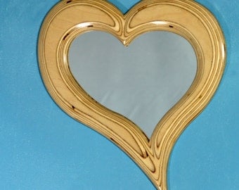 Crochet Pattern Asymmetrical Heart Applique PDF File