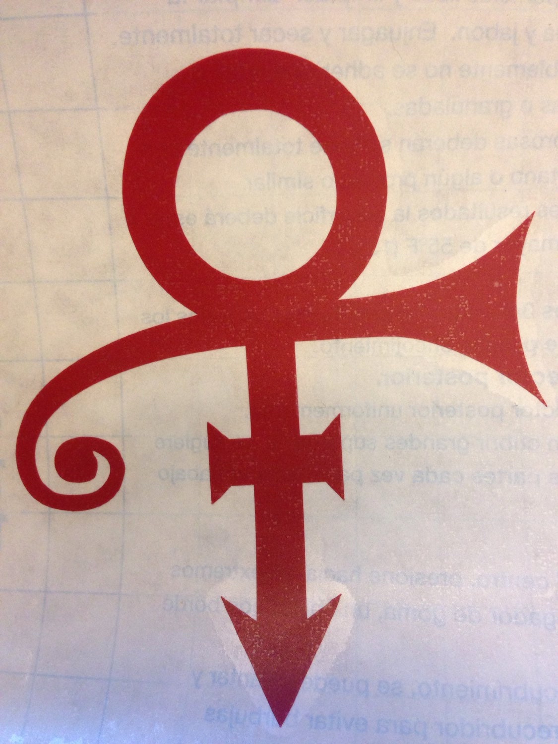 Prince Symbol Decal Artist Formerly Known As Prince Prince