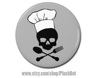 Chef buttons | Etsy