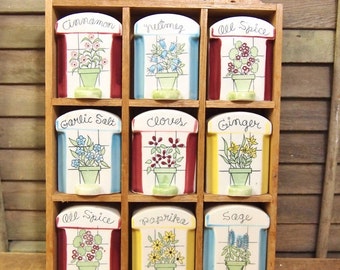 Ceramic spice rack | Etsy