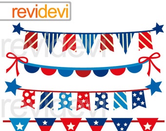 Unique patriotic bunting related items | Etsy