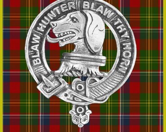 Cunningham Clan Crest Scottish Cap Badge CB02 by celticstudio