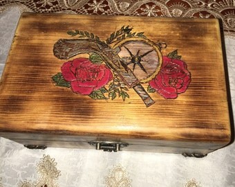 Items similar to Leather Steampunk box bag, on Etsy