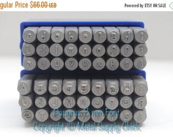On Sale Typewriter Font Metal Stamp by metalsupplychick on Etsy
