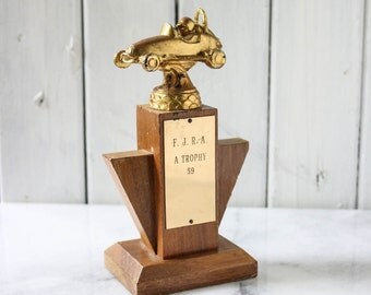 Race car trophy | Etsy