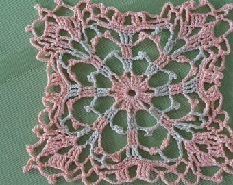 Square crochet doily | Etsy