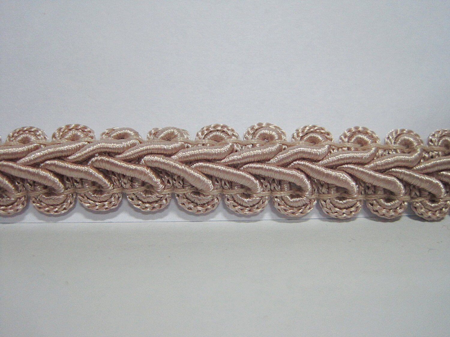 5 Yards 1/2 Beige Gimp Braided Trim Gimp Braid Braided