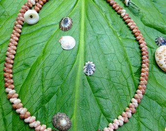 Cone Shell Necklace Pikake Weaved Kauai Made by KauaiShellsandMore