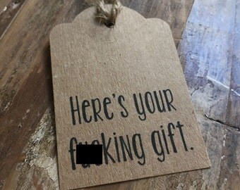 Funny gift tags | Etsy