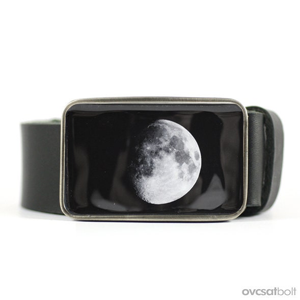 Moon Belt Buckle belt buckle for men Space belt by myBeltBuckle