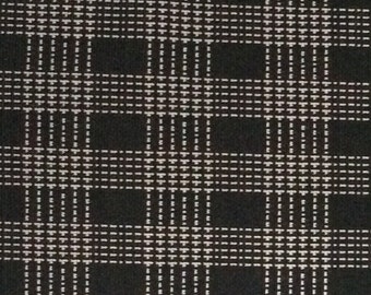 Unique black plaid fabric related items | Etsy