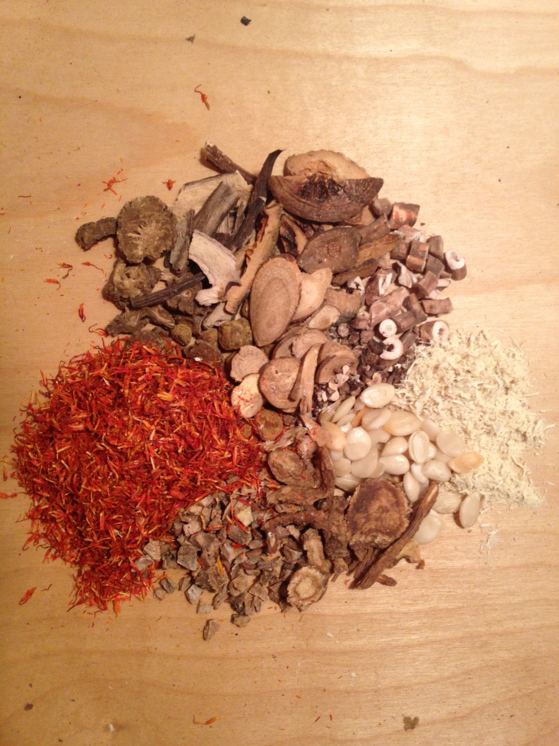 Ge Xia Zhu Yu Tang with added San Leng and E Zhu